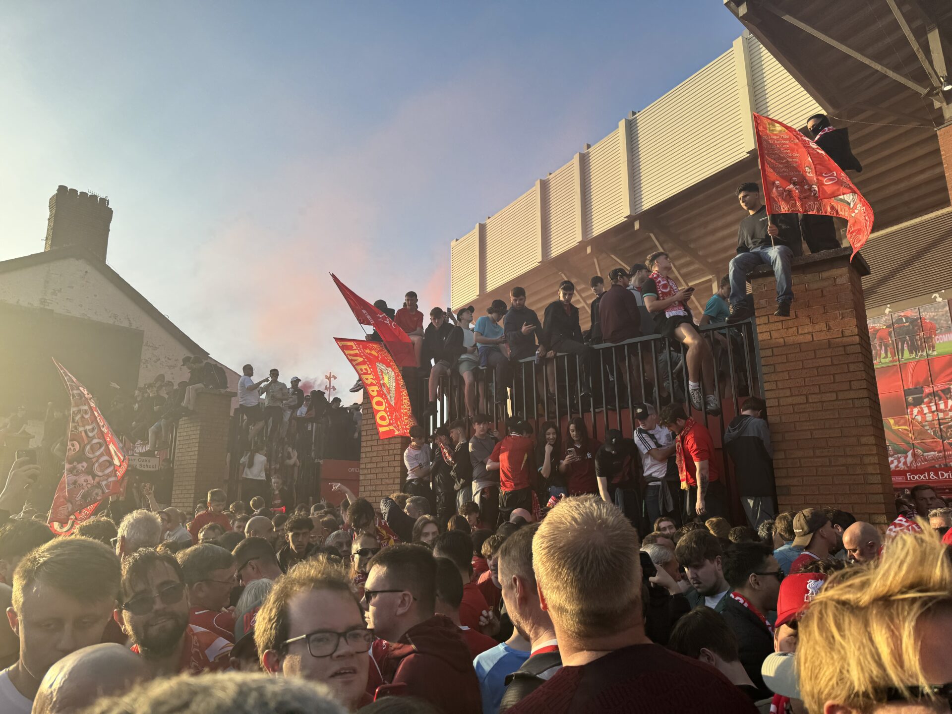 A day at Anfield as Liverpool win the Premier League