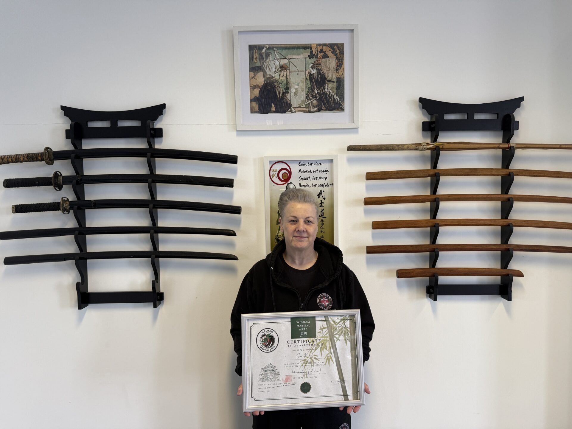 Liverpool Ju-Jitsu legend Sue King earns 8th grade Black Belt
